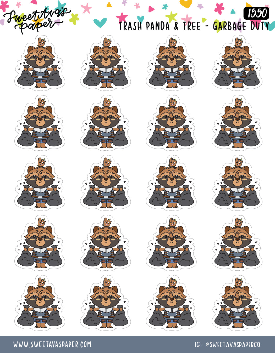 Trash Panda Planner Stickers - Magical Planner Stickers - Magical May ...